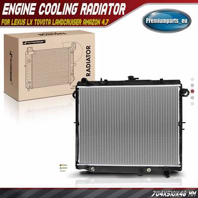 Engine Cooling Radiator for Lexus LX Toyota LandCruiser Amazon J1 4.7 ...