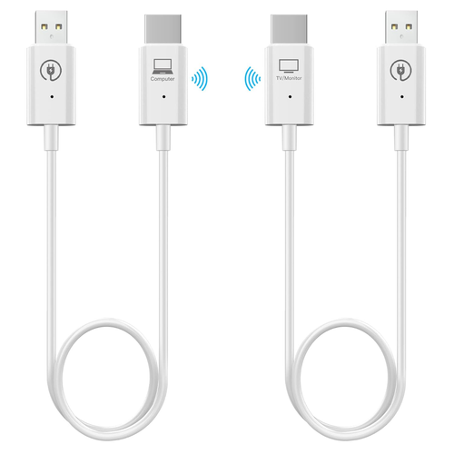 Wireless HDMI Transmitter and Receiver Kit, Plug and Play, HDMI ...