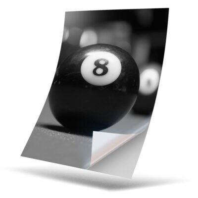 1 x Vinyl Sticker A4 - BW - Snooker 8 Ball Pub Bar Pool Game #37364 ...