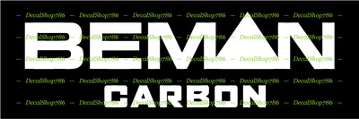 Beman Carbon Arrows - Hunting/Outdoor Sports - Vinyl Die-Cut Peel N ...