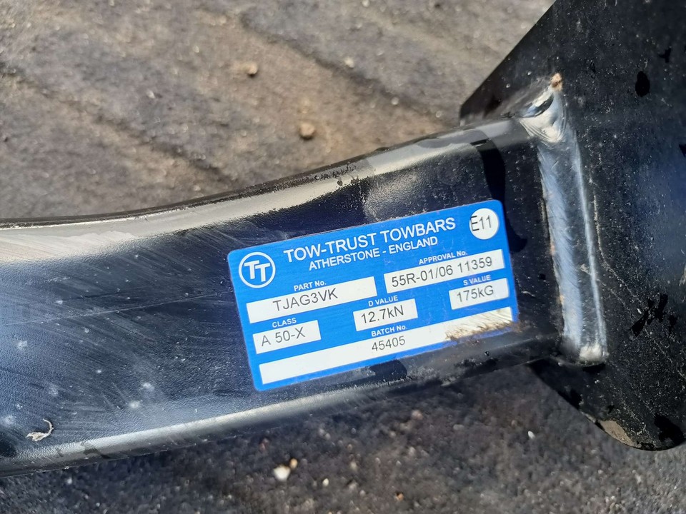 JAGUAR F PACE R-SPORT AWD MK1 X761 2016-2021 TOW-TRUST TOWBAR TJAG3VK ...