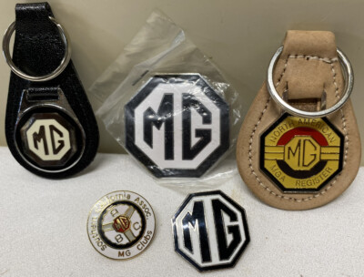 MG Keychains Emblem & Pin backs LOT of 5 MG Collectible Items | eBay