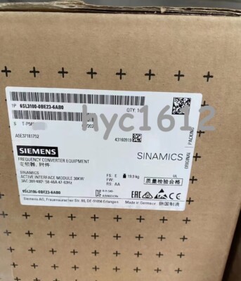 1pcs new in box SIEMENS 6SL3100-0BE23-6AB0 Fast Ship# | eBay