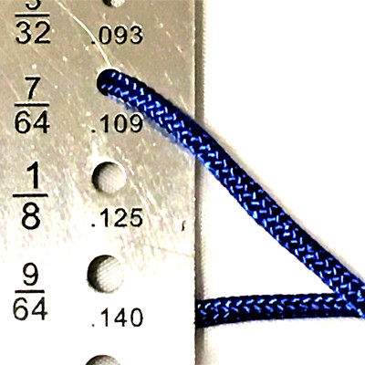 Jewelry Cord Braided Cord Drawstring Cord Nylon 1/8" 3mm Royal Blue 10 ...