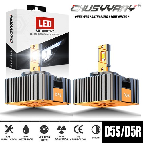 D5S D5R LED Headlight Bulbs 11000LM for Chevrolet Silverado 1500 2016 ...