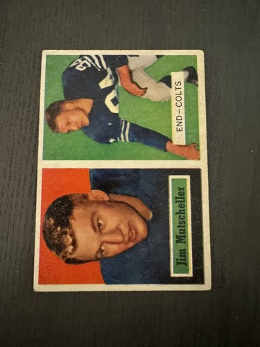 1957 Topps #103 JIM MUTSCHELLER Baltimore Colts Football Card | eBay