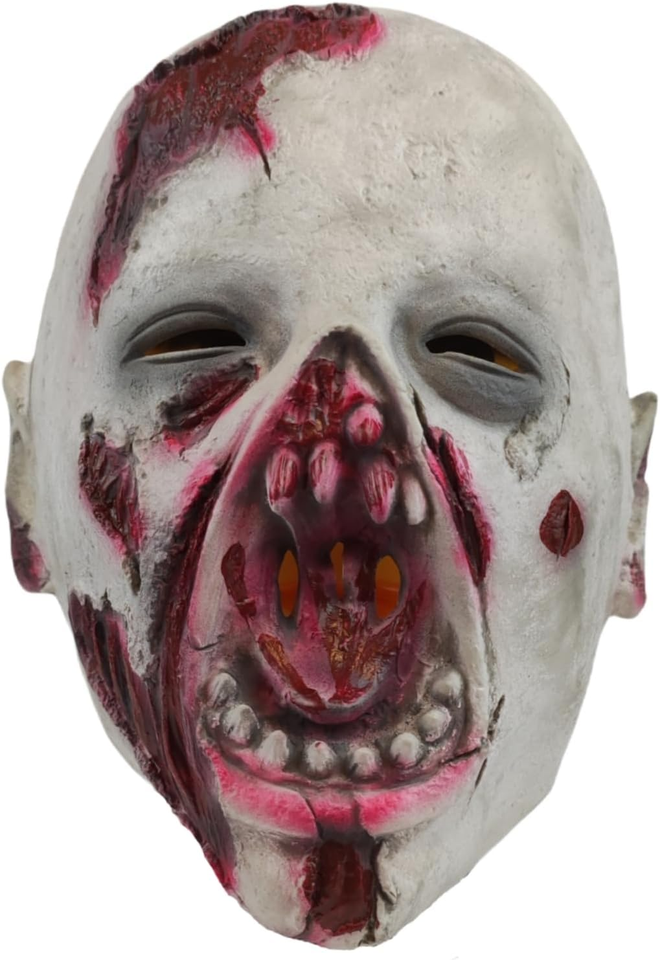 Scary Zombie Vampire Mask Halloween Costume Adult Latex Creepy Party | eBay