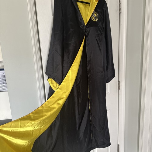 Harry Potter Wizard Robe Cape Hufflepuff Adult Size S/M | eBay