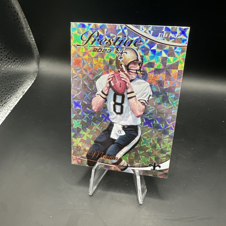 Archie Manning Hyper Prizm Xtra Points 2023 Prestige #206 New Orleans ...