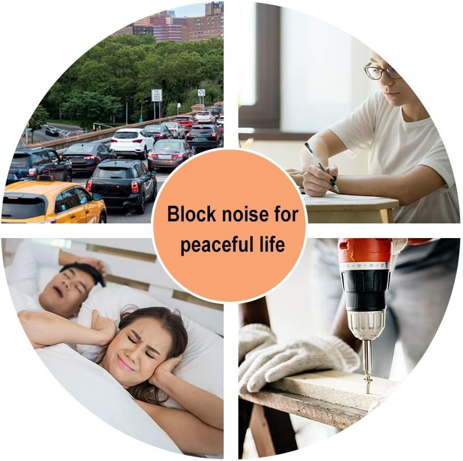 Quality Foam Earplugs 200 Pair - 32Db Noise Cancelling Soft High ...