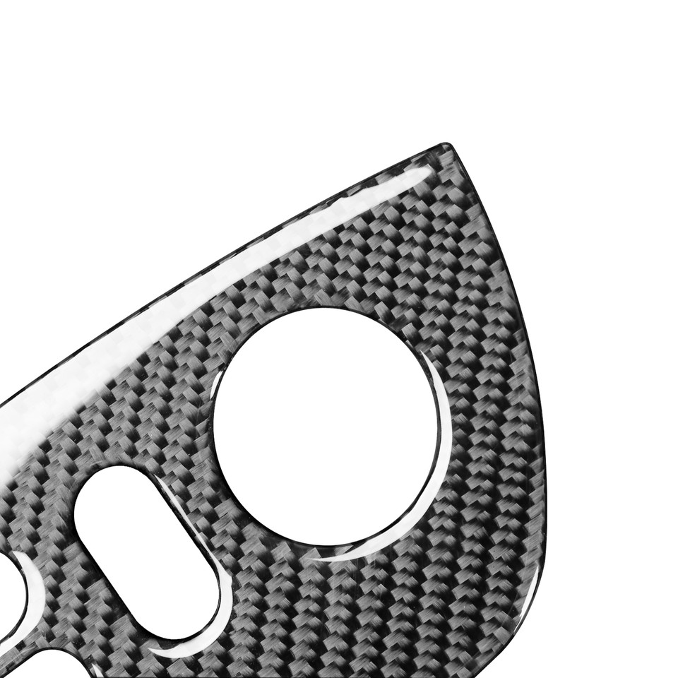 10Pcs Interior Door Panel Kits Real Carbon Fiber Cover Set For Ford ...