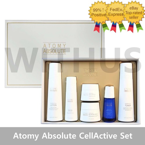 Atomy Absolute CellActive Skincare Set Toner Ampoule Serum Lotion Cream ...