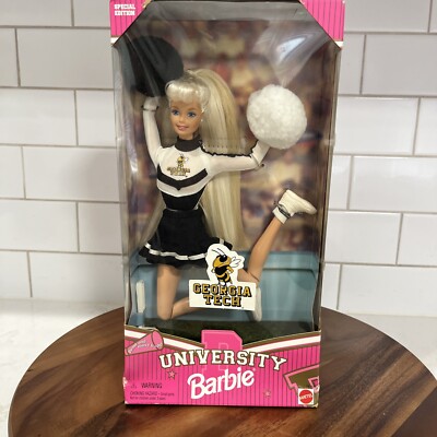 1996 19159 Mattel Georgia Tech University Barbie NEW SEALED FAST SHIP 🚚 ...