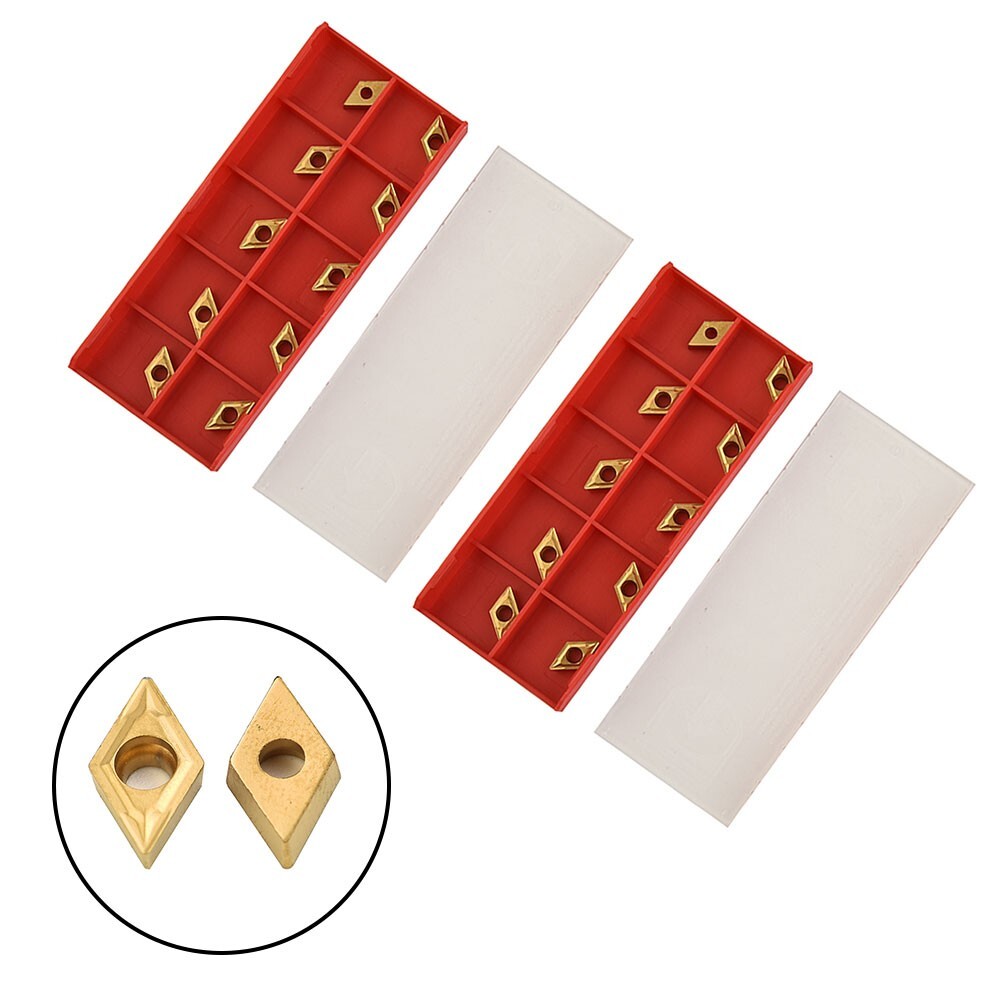 20* DCMT070204 YBC251 Carbide Inserts, For Lathe Turning Tool Holder ...