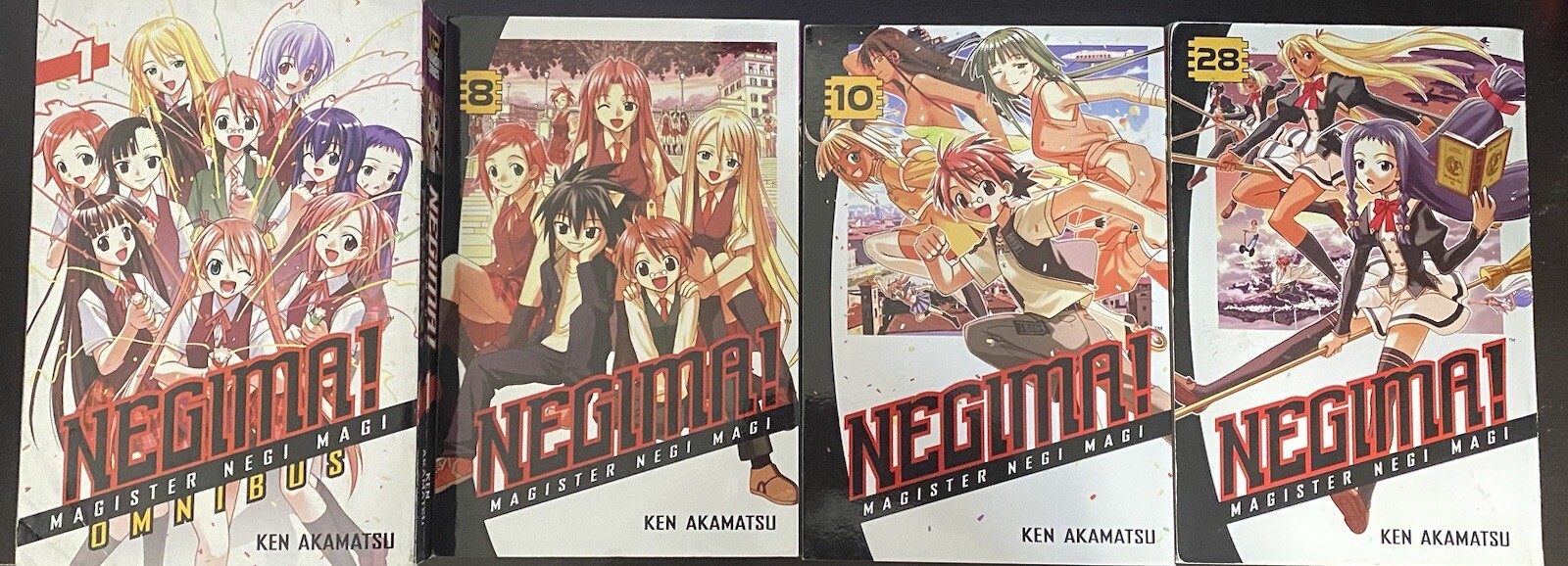 Negima! manga lot volumes 1-3, 8, 10, 28 | eBay