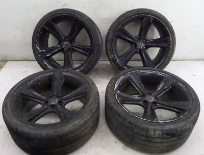 BMW 21" Style 128 Wheels Black OEM 5 x 120 645 650 745 750 760 E65 E66 ...