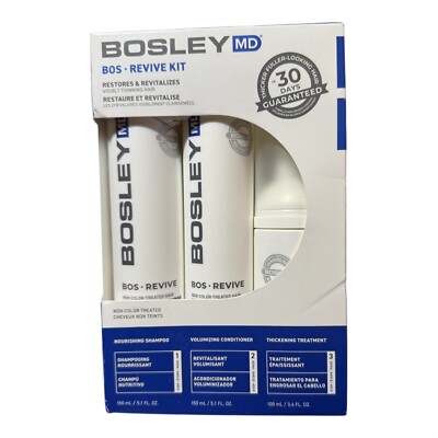 Bosley MD BOS Revive Kit for Visibly Thinning Non Color-Treated Hair | eBay