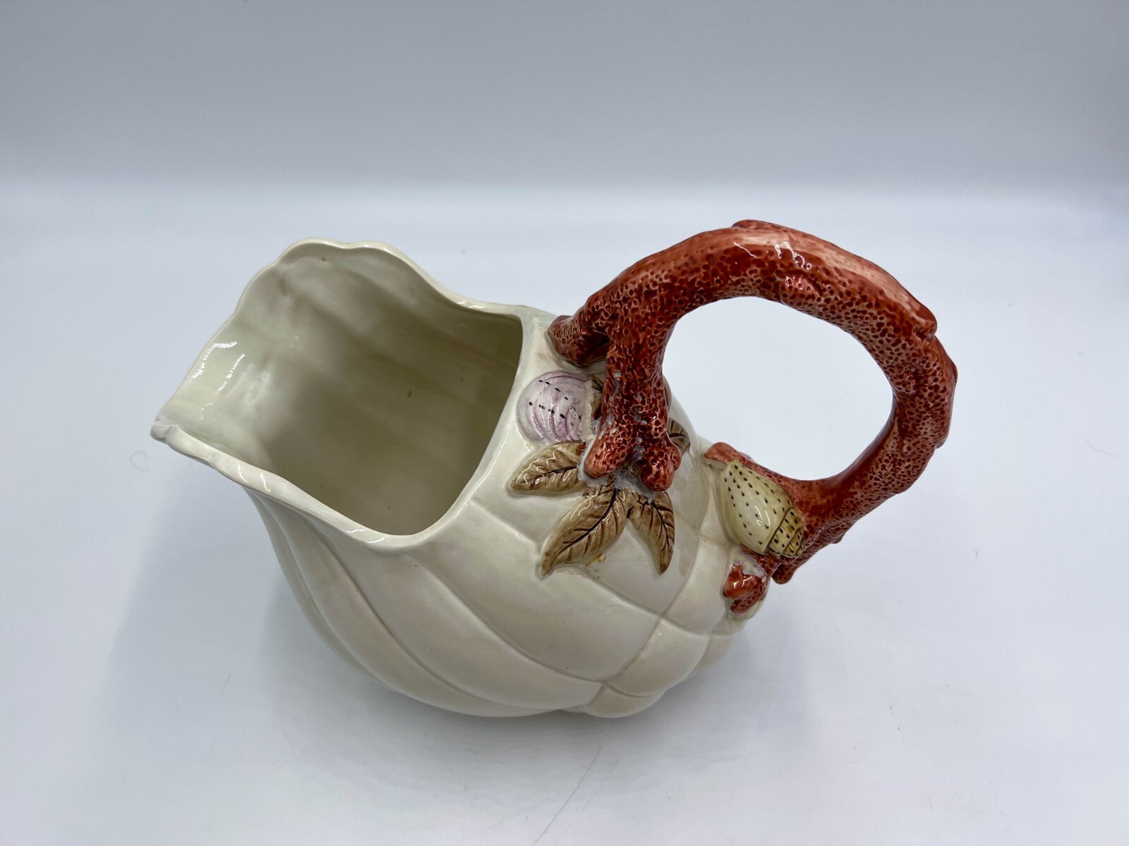 Fitz And Floyd 1989 Conch Sea Shell with Coral Handle 36 Oz Pitcher | eBay