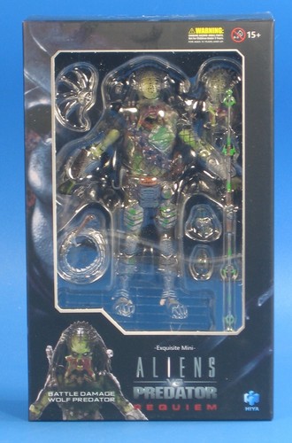 Predators Wolf Battle Damage 4" Action Figure 2024 MIB Hiya Toys ...