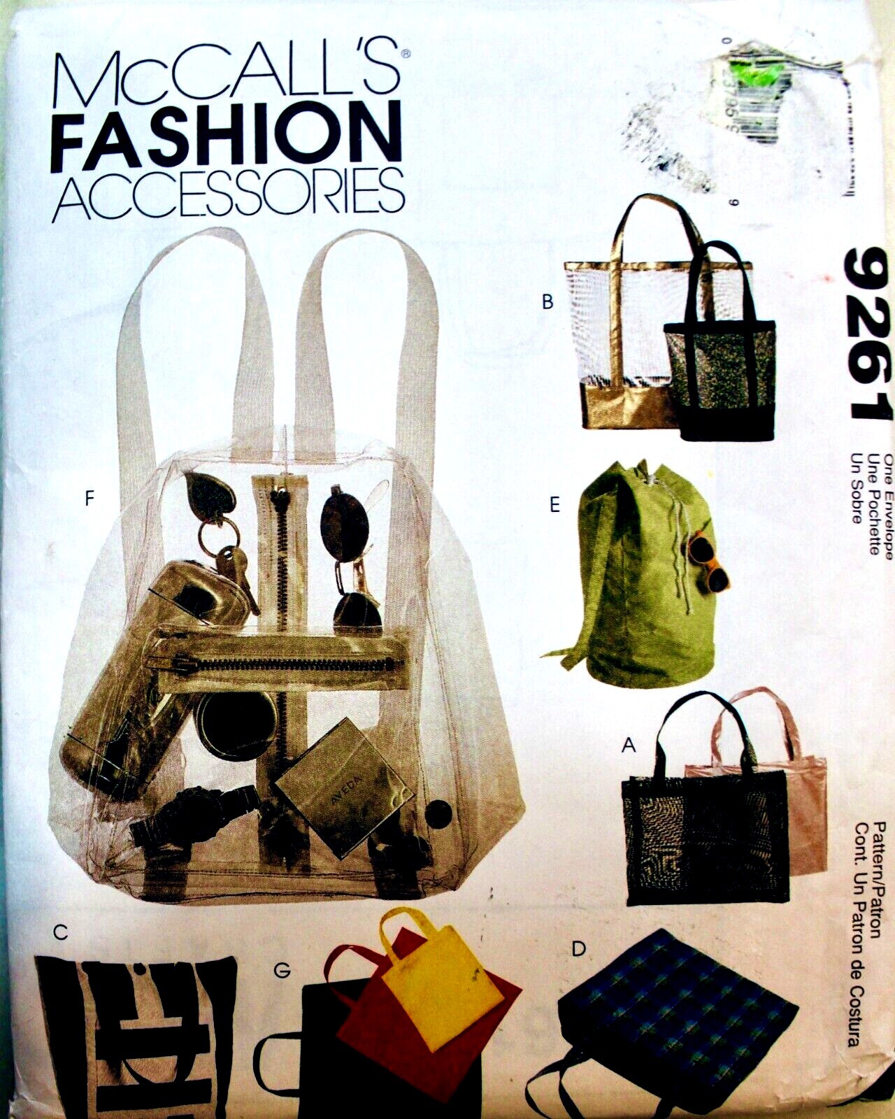 PURSE or BACKPACK Sew Pattern ~ UC ~ U Pick! | eBay