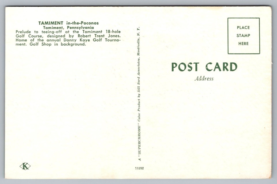 Colorful Golf Carts Tamiment in the Pococnos Tamiment PA Postcard | eBay