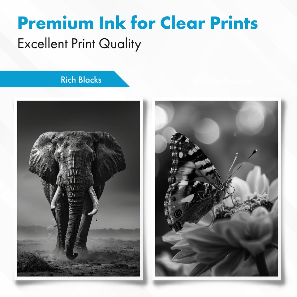 2 BK X Ink Cartridge 305XL Fits For HP DeskJet Plus 4100 4100E 4120 ...