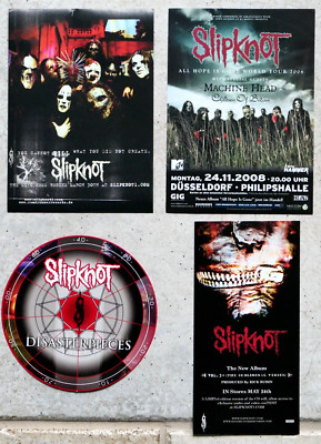 SLIPKNOT - 3 Aufkleber 3 Stickers und ein Flyer Subliminal Verses ...
