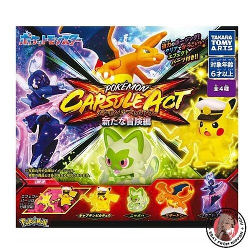 NEW Pokémon Capsule Act New Adventure [Complete Set of 4] Gachapon ...