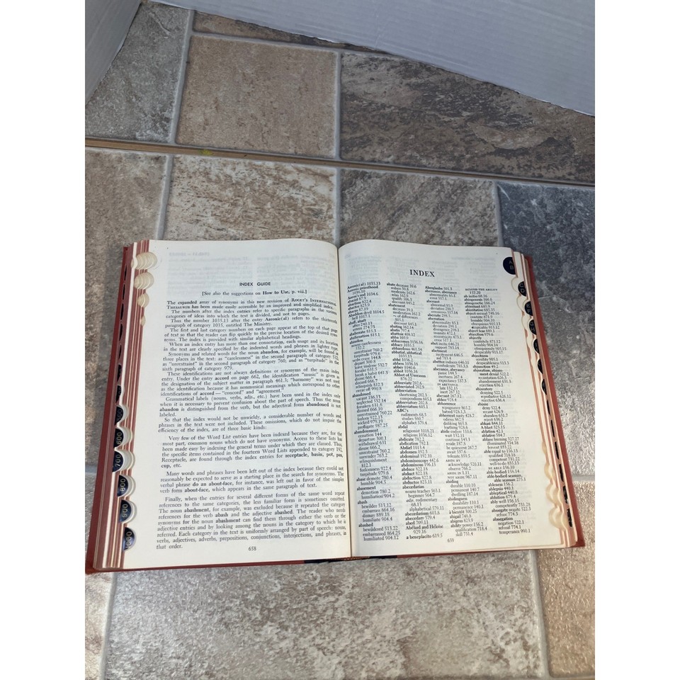 Rogets International Thesaurus Third Edition Hardcover Book 1962 | eBay UK