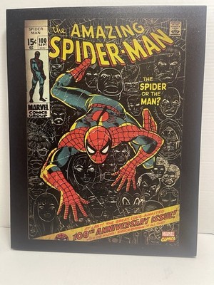 Marvel the amazing Spider-Man #100 Canvas wall art Comic cover Poster ...