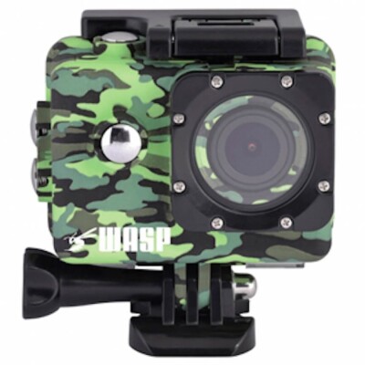 WASPCAM ROX 9942 Wi-Fi 4K Camo Sports Action Camera 2 inch LCD screen ...