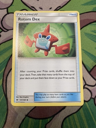 Rotom Dex Uncommon - 131/149 SM Base Set NM | eBay
