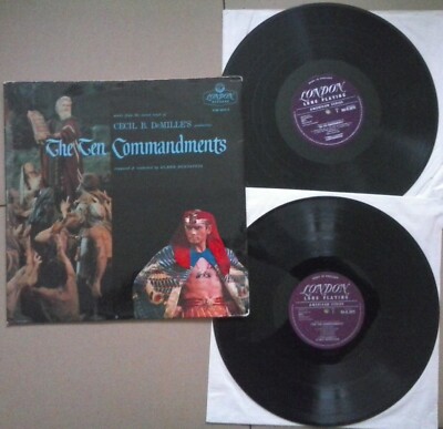 Elmer Bernstein/The Ten Commandments/1960 London Soundtrack 2x LP Set ...