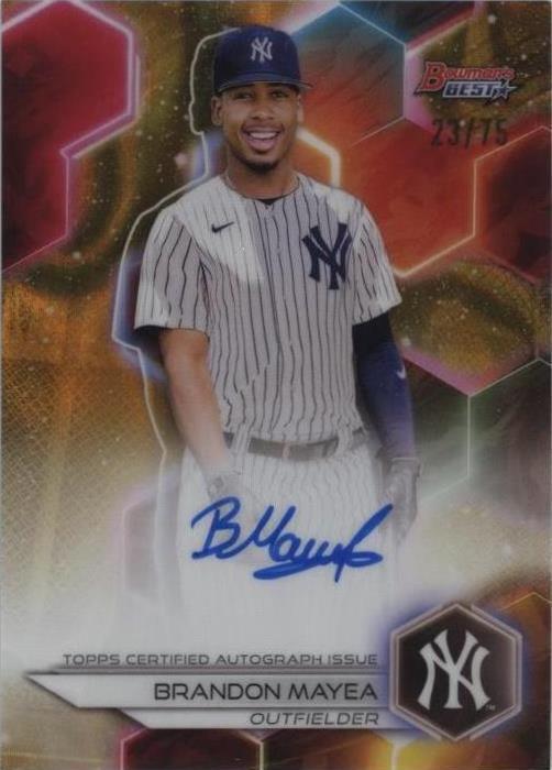2023 Bowman's Best - Best of 2023 Autographs Brandon Mayea #B23-BM Gold ...