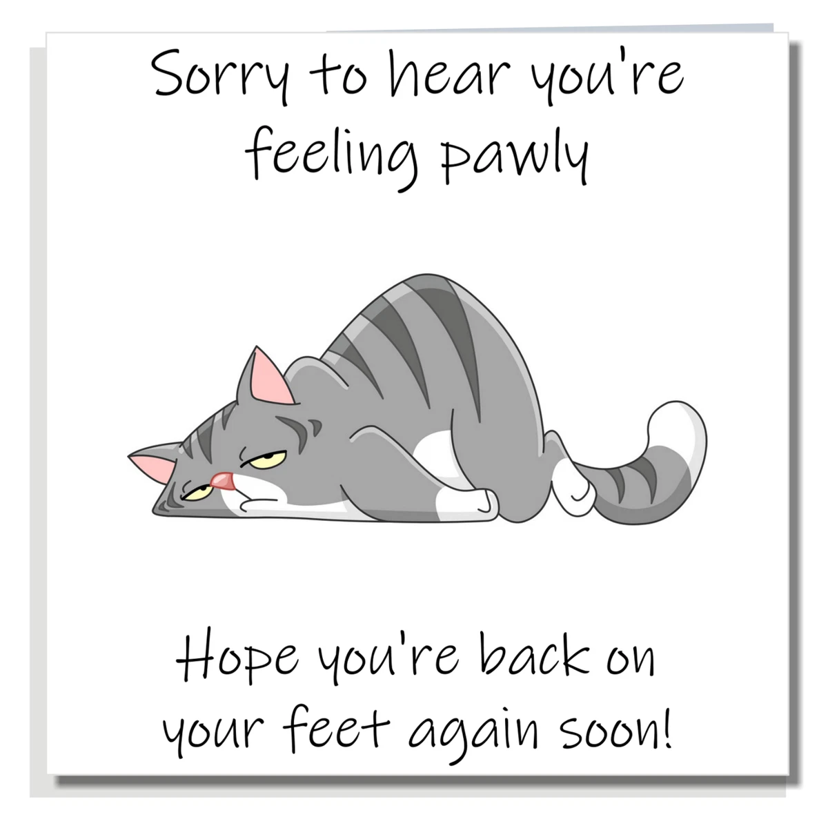 Cute Cat Feel Better