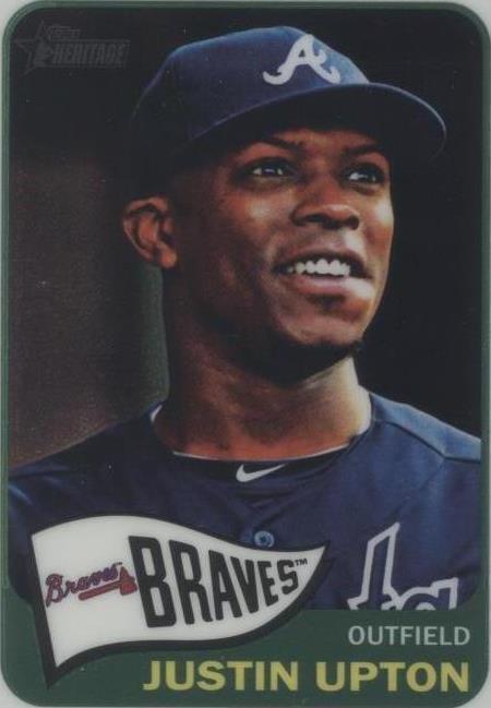 2014 Topps Heritage - Justin Upton #THC-170 Chrome /999 for sale online ...