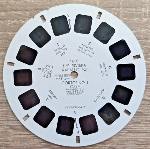 THE RIVIERA RAPALLO TO PORTOFINO I ITALY 1959 VIEWMASTER REEL 1618 RARE P098 | eBay UK
