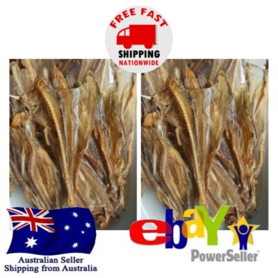 2x Ikan Asin Jambrong - Natural Dried Salted Jeprox Fish 80g Terapon ...