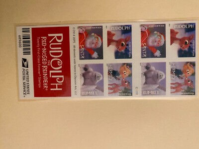 rudolph the red nosed reindeer stamp sheet M/NH | eBay