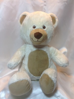 Build A Bear Workshop Plush Cream Colored Bear BAB | eBay