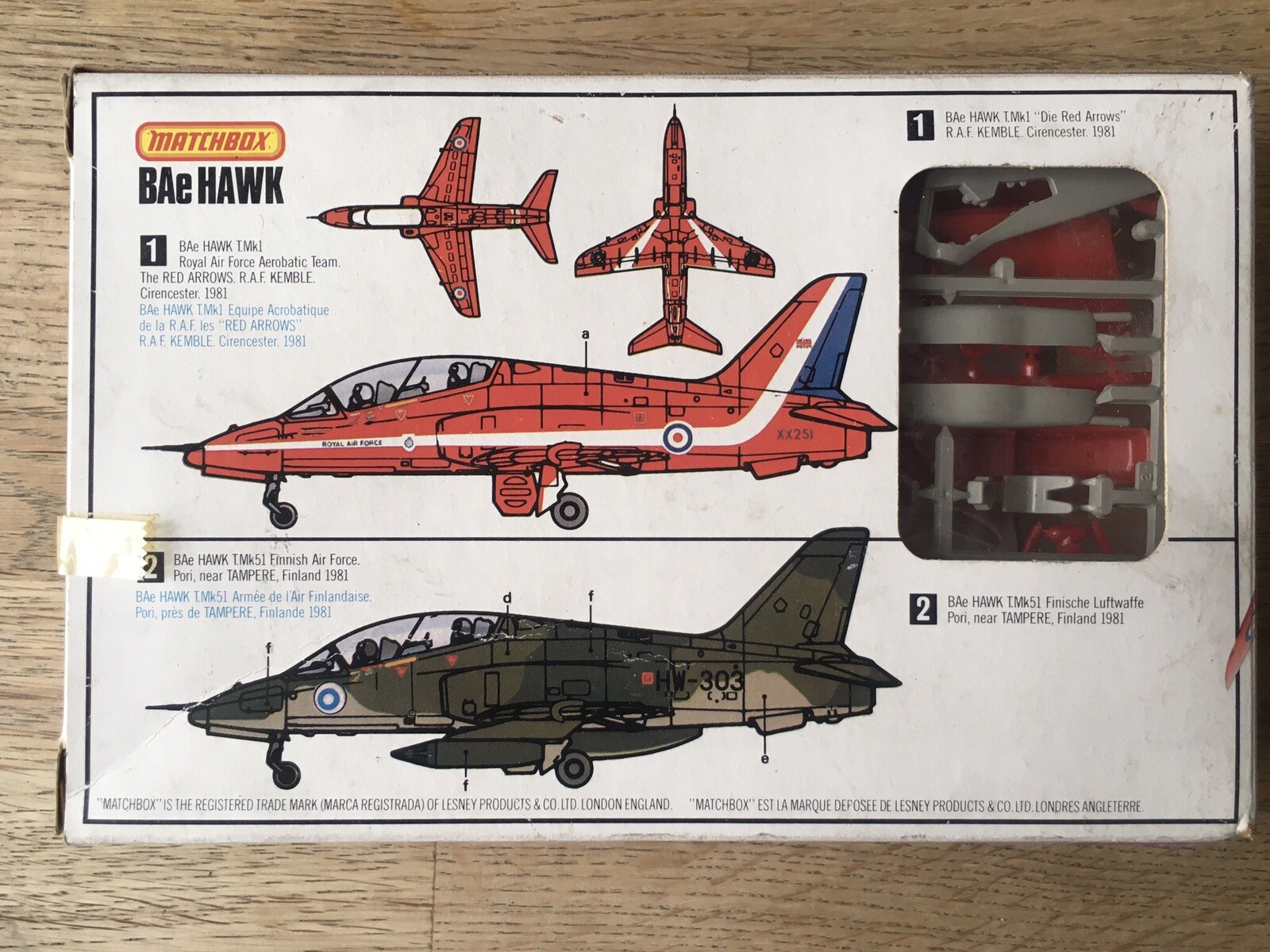 Vintage Matchbox Hawk T.Mk1 Red Arrows Model Kit PK-27 1:72 | eBay UK