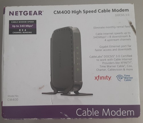 NETGEAR CM400-1AZNAS 100 Mbps Modem NIB 606449111224| eBay