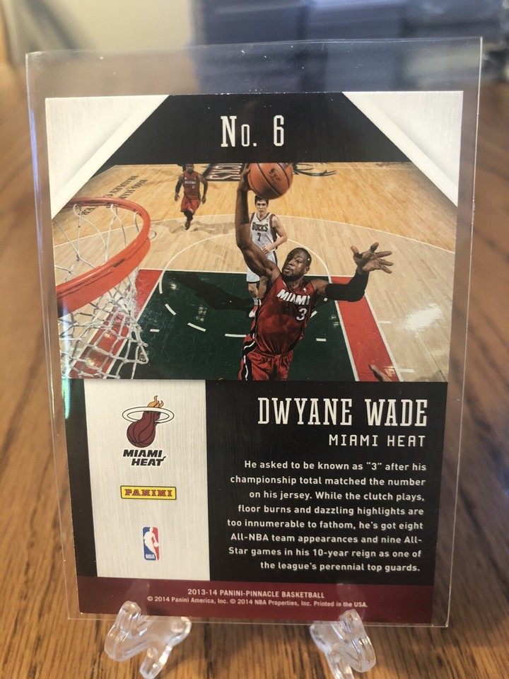 Pinnacle Awaiting The Call Dwayne Wade 2013-14 VG CONDITION!!! | eBay