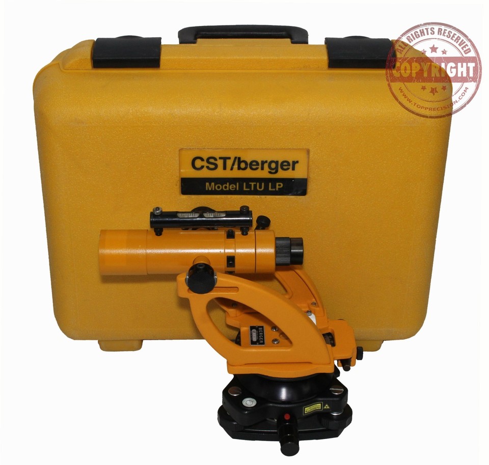 CST BERGER LTU LP TRANSIT FOR PIPE LASER,SPECTRA,TOPCON,SEWER LINE ...