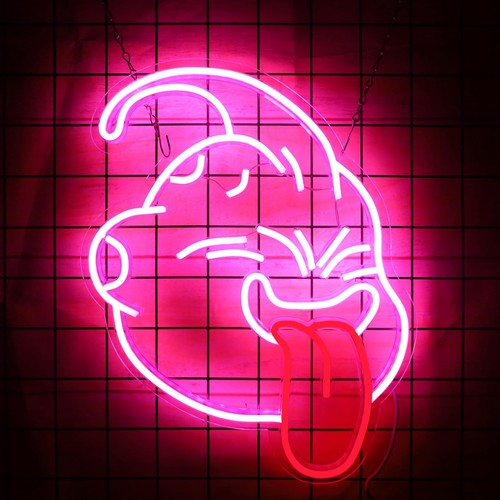 Majin Buu Neon Sign for Room Decor Fat Buu Neon Light LED Anime Sign ...