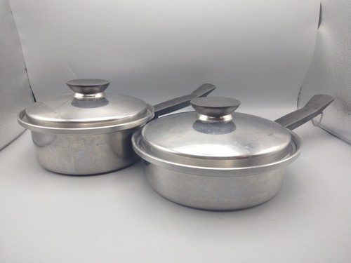 Vintage Seal-O-Matic 18-8 3 Ply Stainless Steel Cookware Set W/lids | eBay