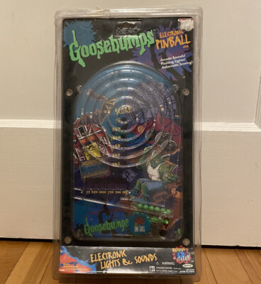 Vintage 90s Goosebumps Horrorland R.L. Stine Electric Pinball Game READ ...