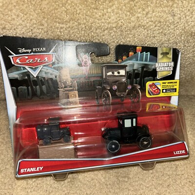 Disney Pixar Cars Stanley Statue & Lizzie 2-Pack Radiator Springs | eBay