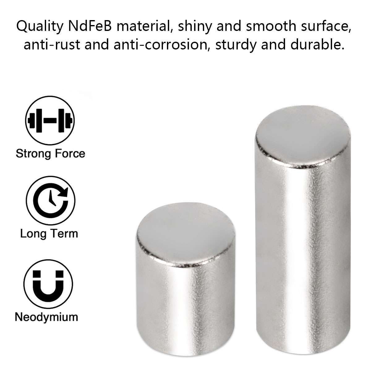 Lot 10-50 Pcs Round Disc Block Magnets Cylinder Rare Earth Neodymium ...