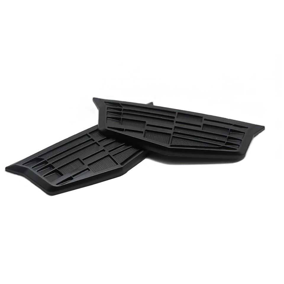 2pcs All Black Emblem Badge Stickers For Escalade CTS STS DTS SRX XLR ...